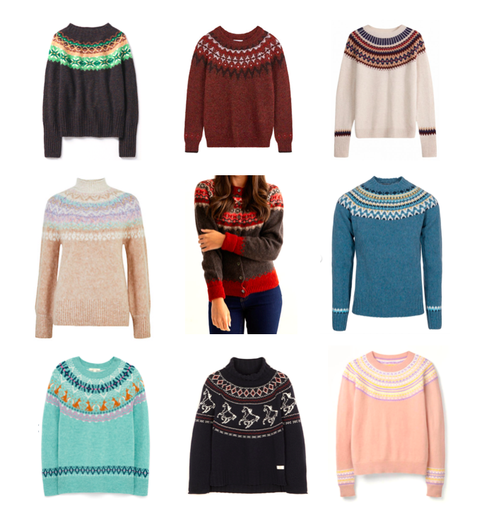 Sweater Weather – Fair Isle Knits – The Lady's Maid